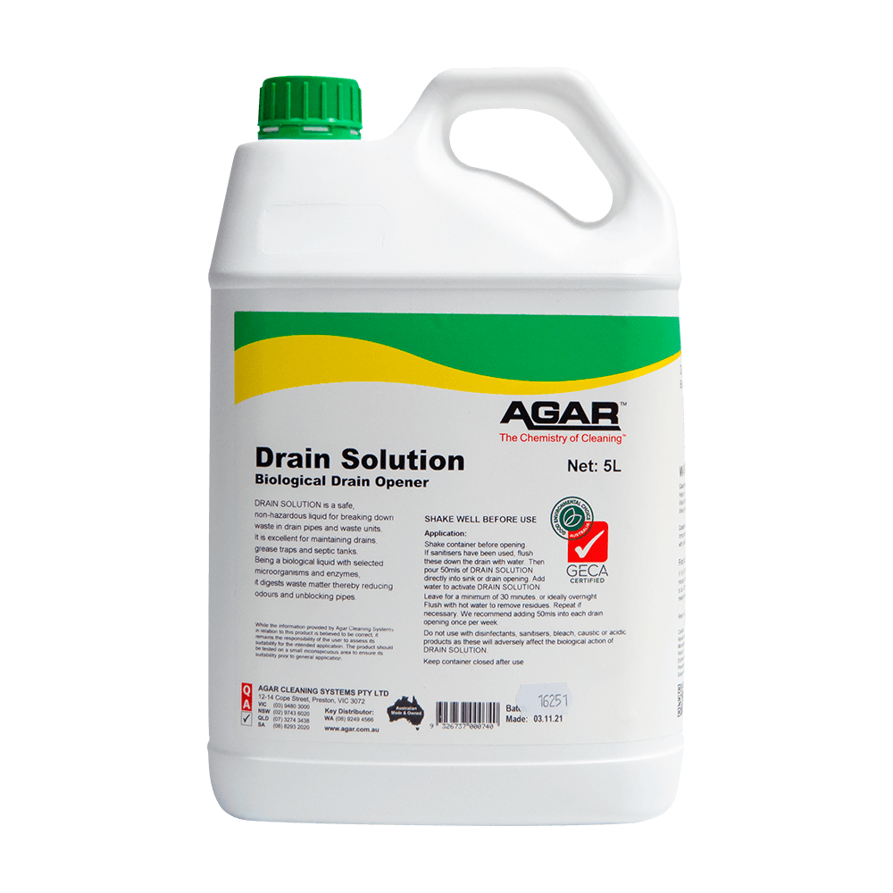 Agar Drain Solution